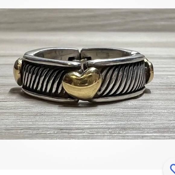 Brighton | Jewelry | Vintage Brighton Sterling Silver 4k Gold Heart ...